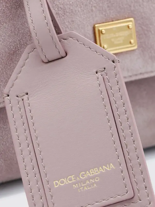 Dolce & Gabbana Mini Sicily Leather Handbag With Removable Strap - Pink
