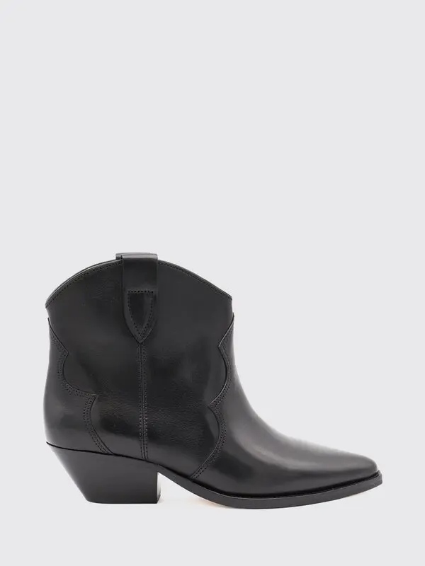 Isabel Marant Étoile Leather Ankle Boots - Black