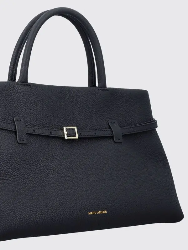 Manu Atelier Textured Leather Handbag