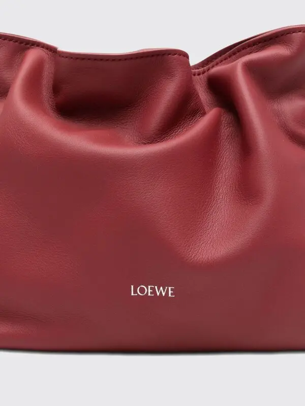 Loewe Flamenco Mini Bucket Bag - Red