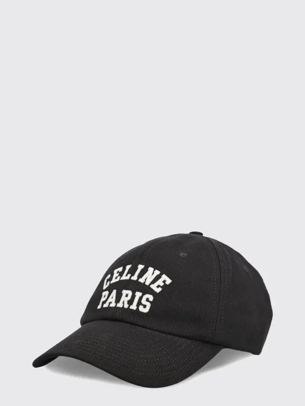 Celine Baseball Cap - Black