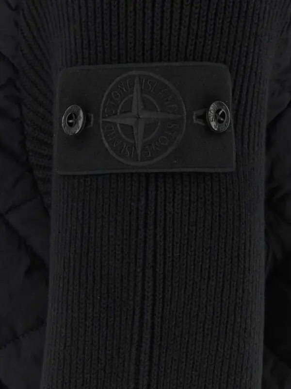 Stone Island Ghost Padded Recycled Nylon Jacket - Black