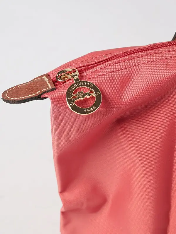 Longchamp Le Pliage Original Shoulder Bag In Recycled Nylon With Leather Handles - Red