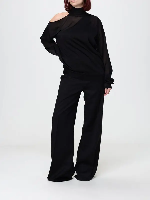 Fendi Cut-out Shoulder Turtleneck Sweater