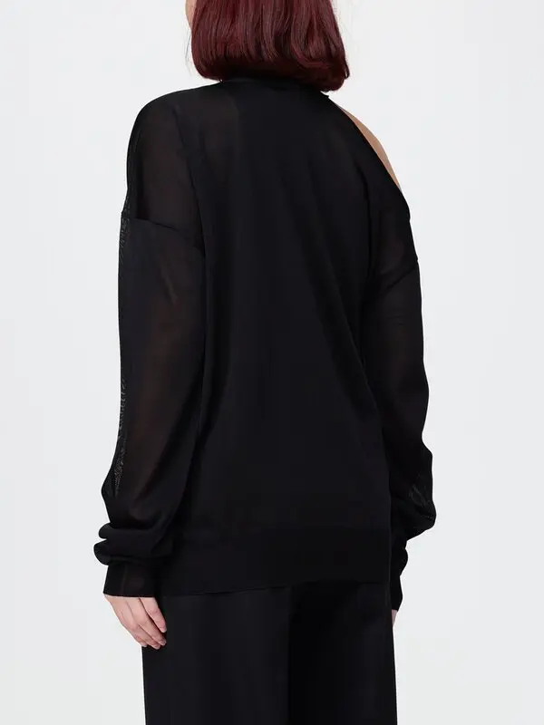 Fendi Cut-out Shoulder Turtleneck Sweater
