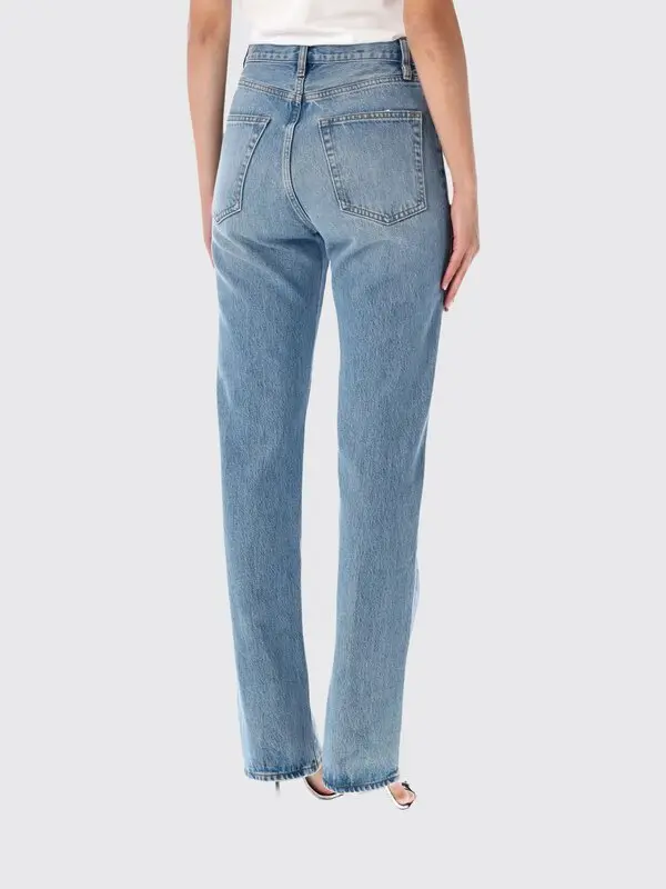 FRAME The Vertical High-waisted Straight Jeans