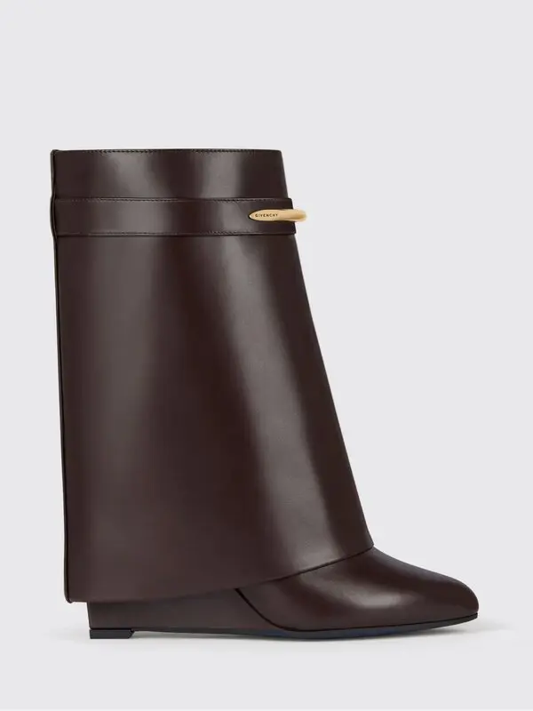 Givenchy Leather Wedge Boots