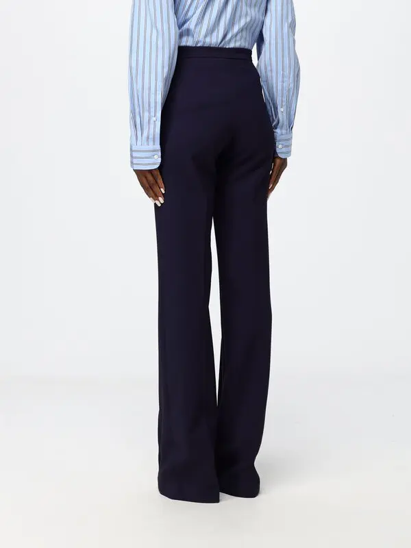 Elisabetta Franchi High-waisted Skinny Stretch-crêpe Trousers - Blue