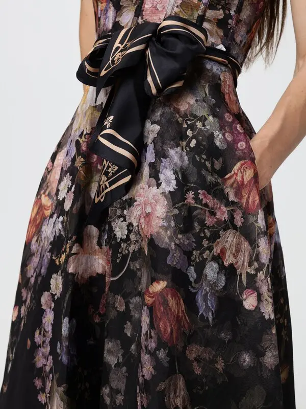 Zimmermann Floral Print Midi Dress
