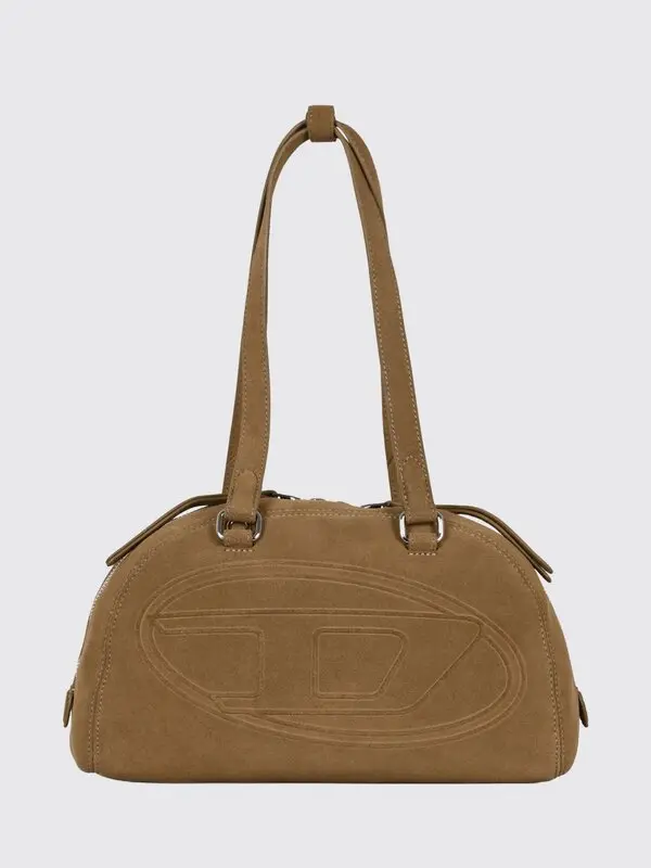 DIESEL® Suede Shoulder Bag - Brown