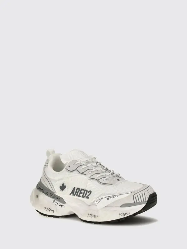 Dsquared2 Trainers With Graphic Detailing - White 1