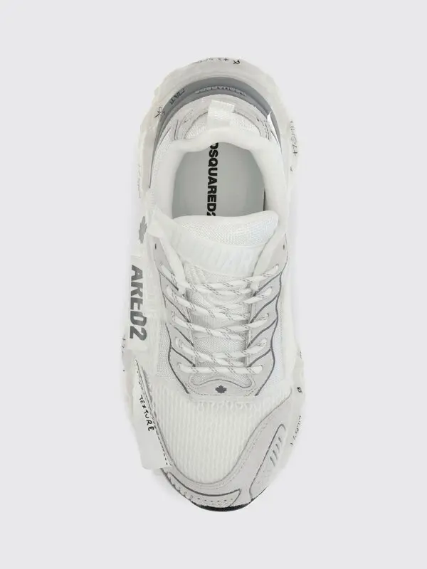 Dsquared2 Trainers With Graphic Detailing - White 1