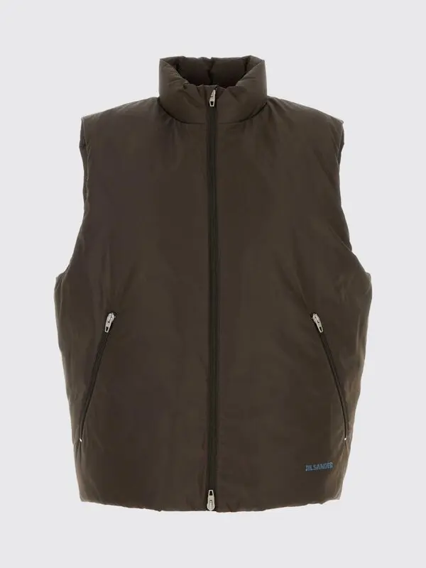 JIL SANDER Ghost Capsule Padded Gilet - Brown