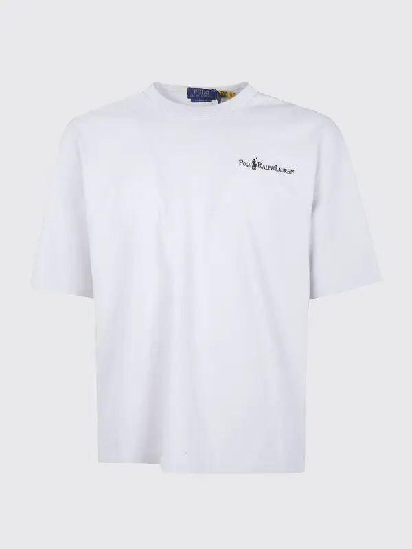 Polo Ralph Lauren Crewneck Cotton T-shirt With Contrast Logo - Grey