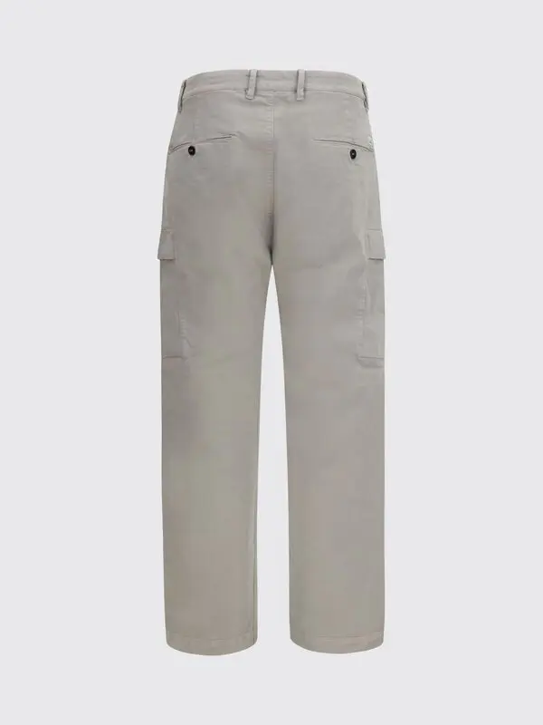 C.P. COMPANY Straight-leg Stretch Cotton Cargo Pants With Logo Appliqu - Beige