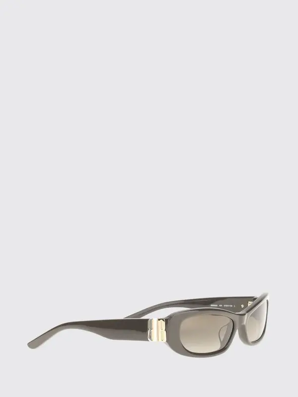 Balenciaga Cosmo Rectangular Sunglasses In Recycled Acetate - Brown
