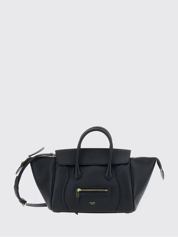 Celine Leather Handbag - Black