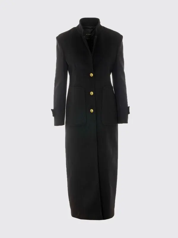 Pinko Long Tailored Coat - Black