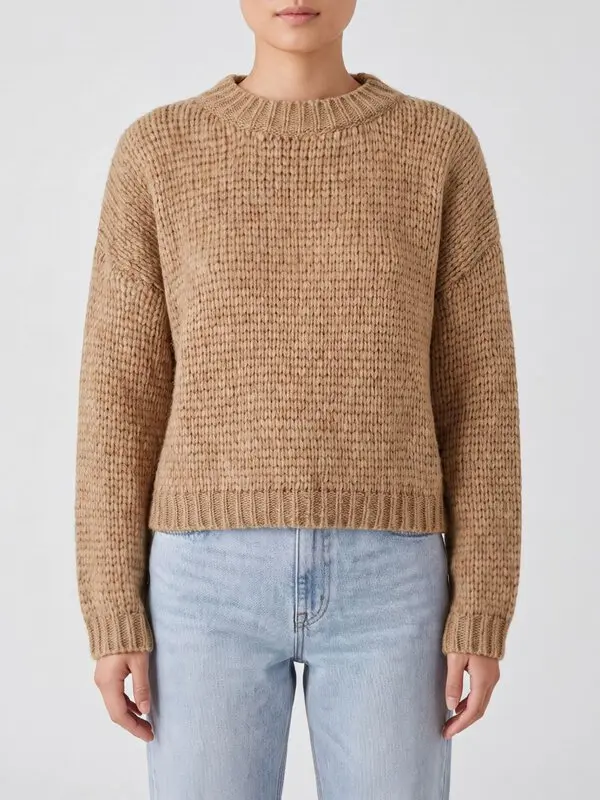 ROBERTO COLLINA Textured Knit Jumper - Camel