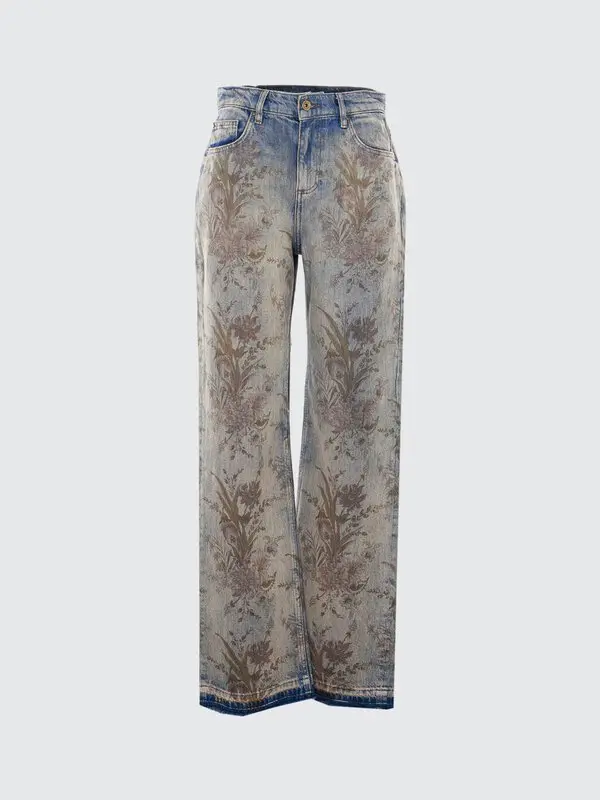 Liu Jo Printed Wide Leg Trousers
