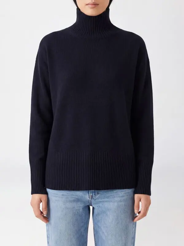 ROBERTO COLLINA High Neck Jumper - Navy