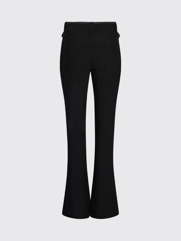 ROTATE BY BIRGER CHRISTENSEN High-waisted Flared Pants In Recycled Technical Fabric