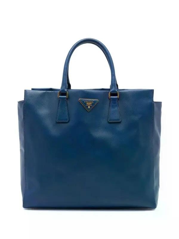 Prada Saffiano Lux Open Convertible Tote Satchel