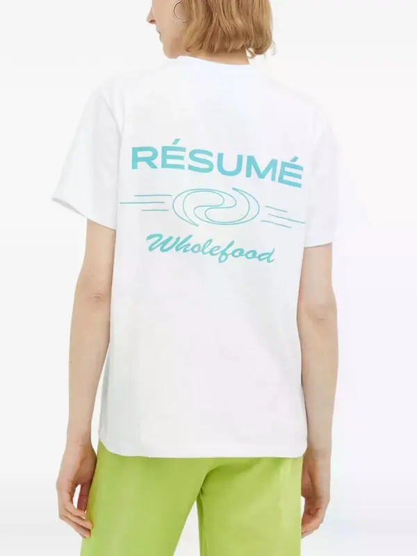 RÉSUMÉ Logo Print Cotton T-shirt