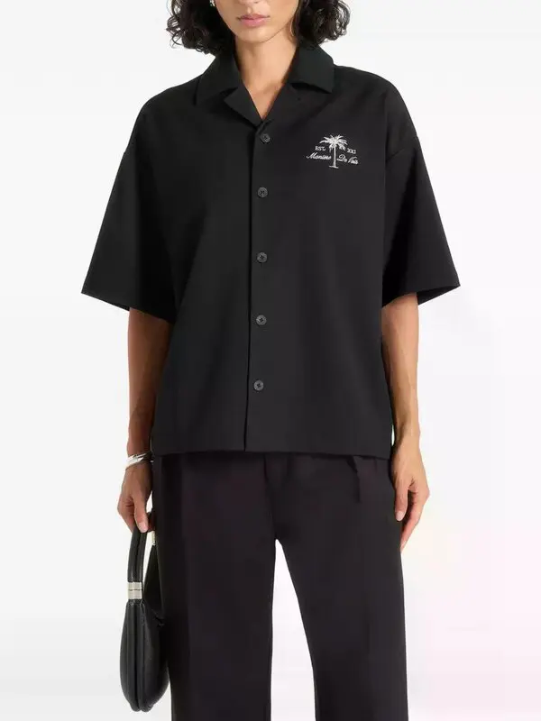 Manière De Voir Alexis Boxy Shirt With Graphic Print