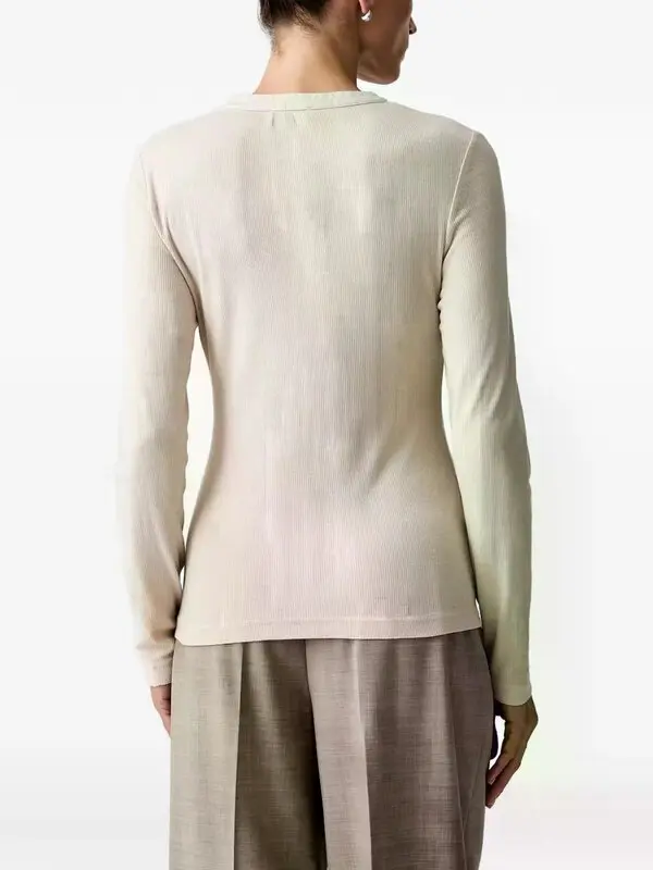 Marc O'polo Ribbed-knit Long-sleeve T-shirt
