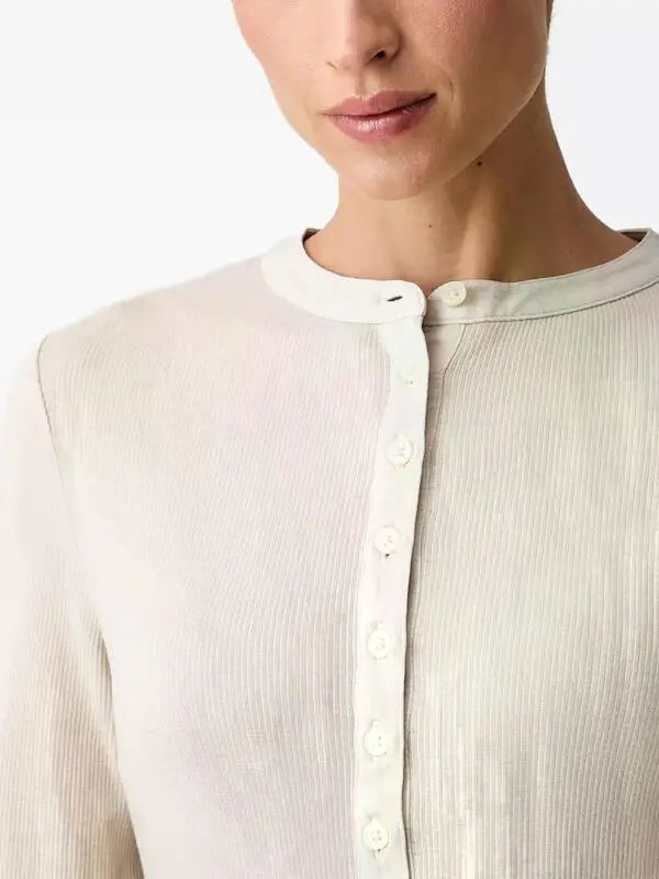 Marc O'polo Ribbed-knit Long-sleeve T-shirt
