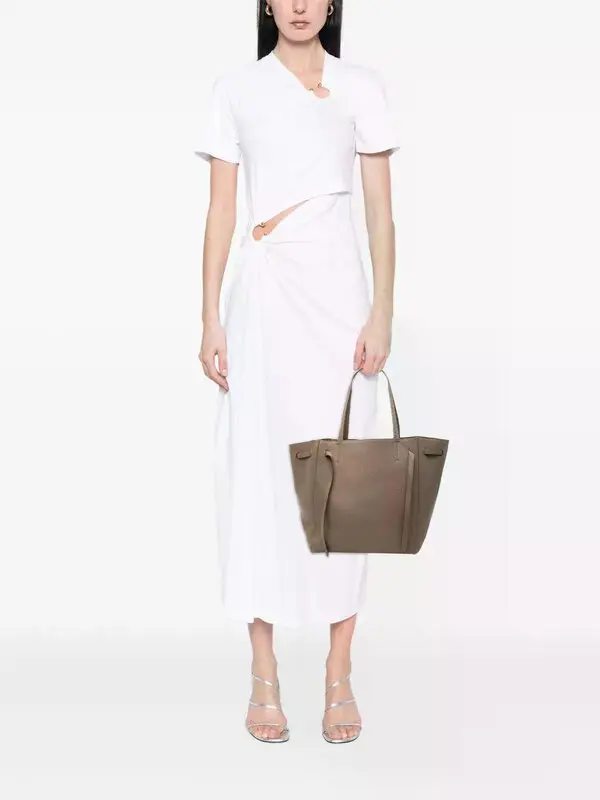 Celine Grained Calfskin Phantom Cabas Tote Bag - Brown