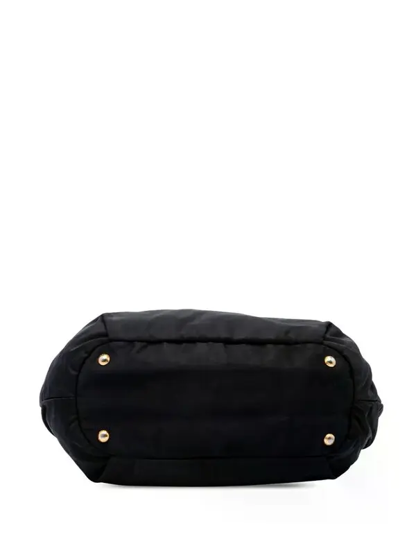 Prada Tessuto Canapa Logo Tote Bag