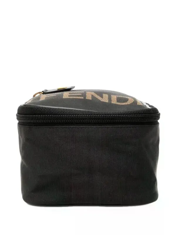 Fendi 20th Century Nylon Square Pouch Vanity Bag