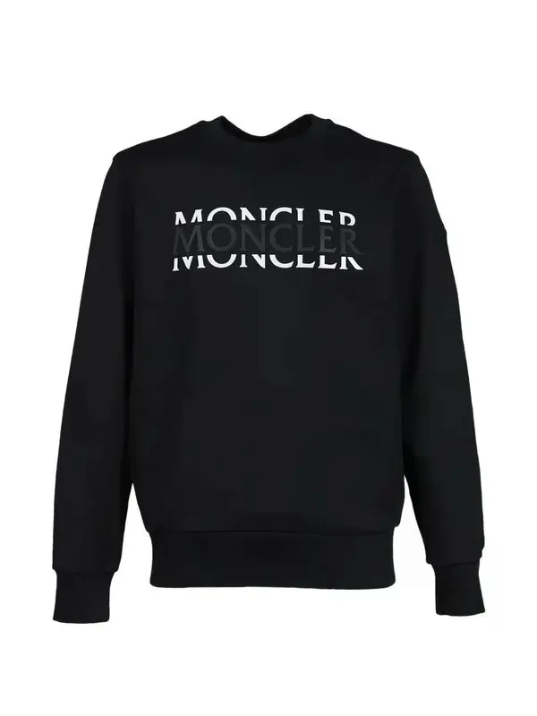 Moncler Logo-print Sweater - Black