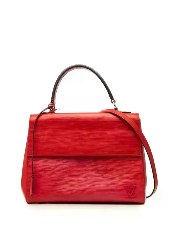 LOUIS VUITTON 2015 Epi Cluny Mm Satchel