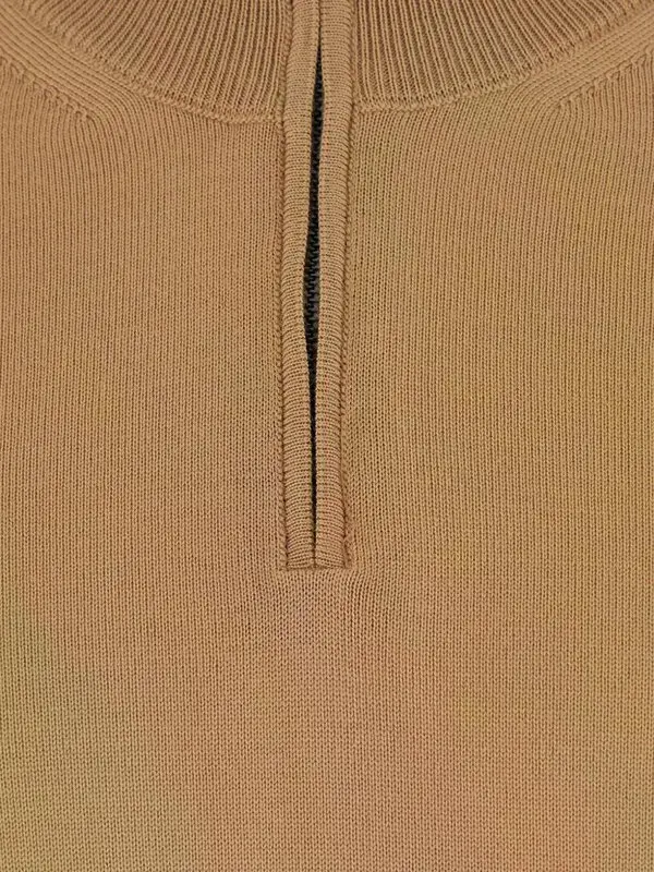 BOSS Quarter-zip Wool Sweater
