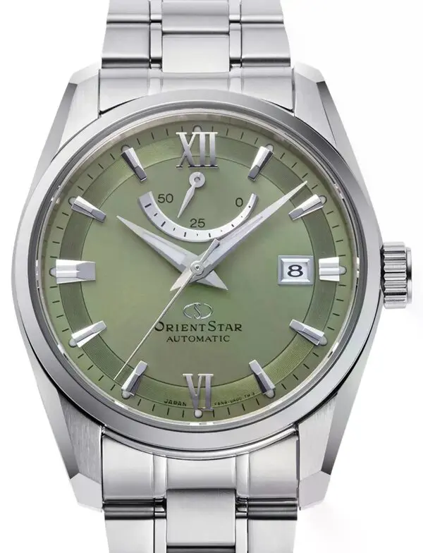 ORIENT 5mm Automatic Watch With Stainless Steel Link Bracelet - Green