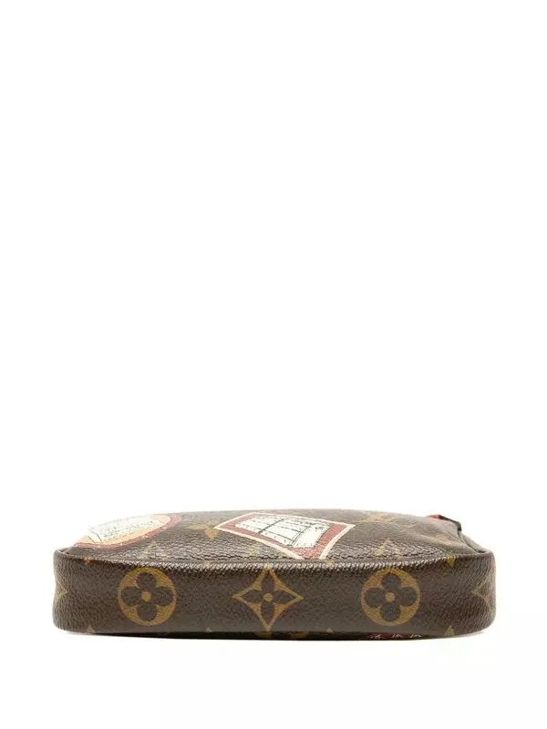LOUIS VUITTON 2008 Monogram Trunks & Bags Patch Mini Pochette Accessoires Handbag