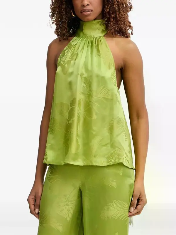 Retrofete Martana Jacquard Top - Green