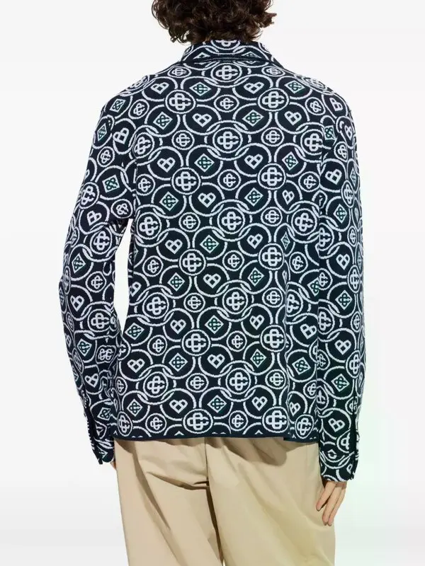 Casablanca Monogram Cardigan