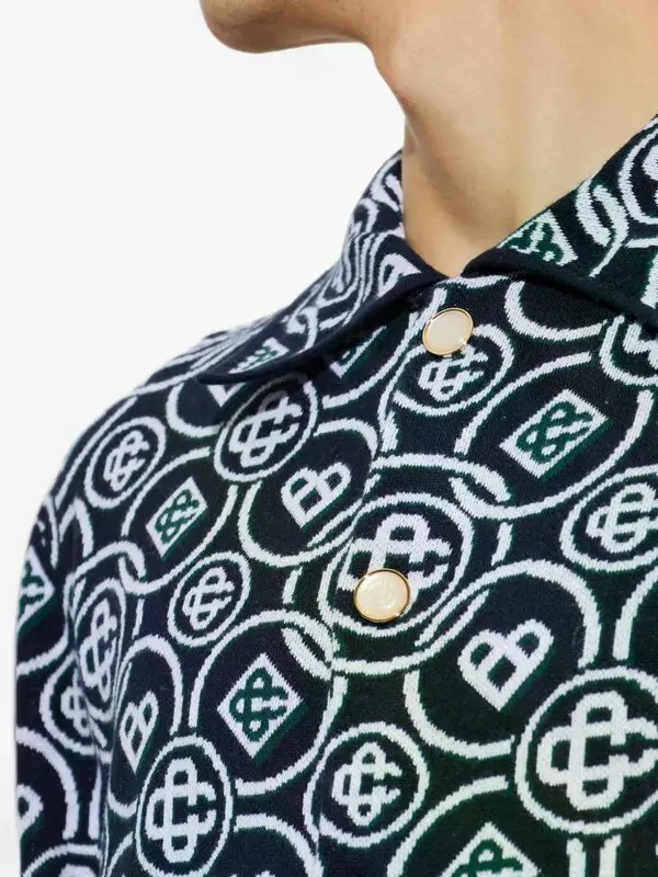 Casablanca Monogram Cardigan