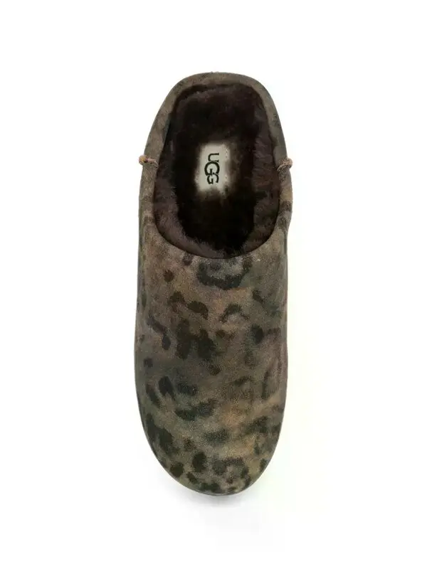 UGG Elea Leopard-print Shearling Slippers