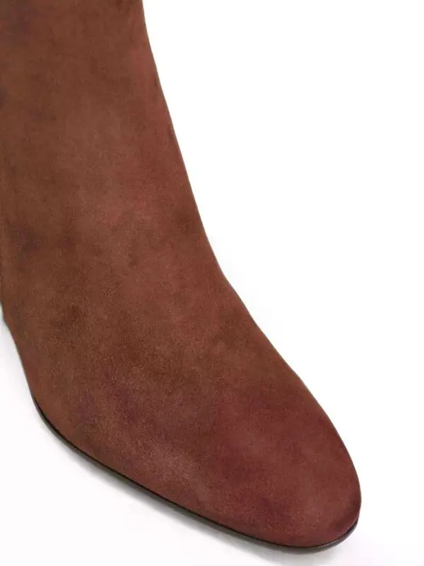 GIANVITO ROSSI Suede Ankle Boots - Brown