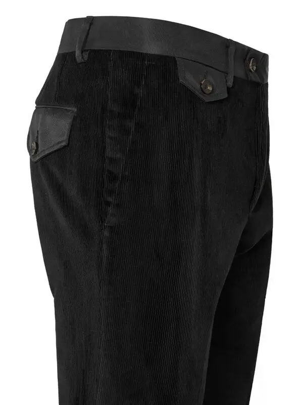 BILLIONAIRE Velvet Straight Trousers