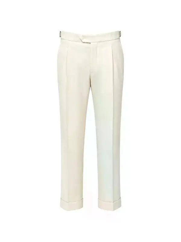 FRANZESE COLLECTION Stefano De Martino Tailored Trousers - Neutrals