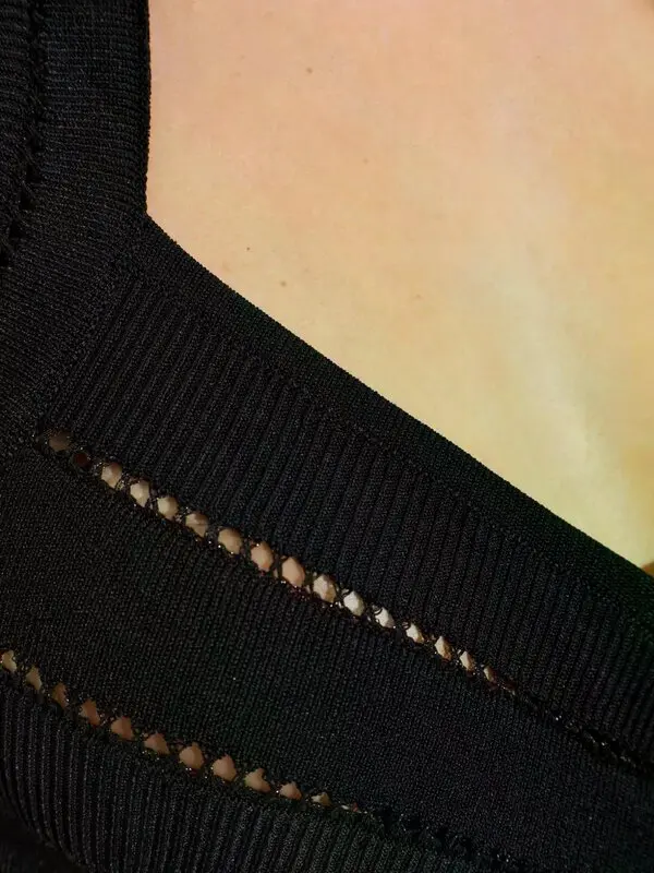 Balmain Backless Halterneck Midi Dress