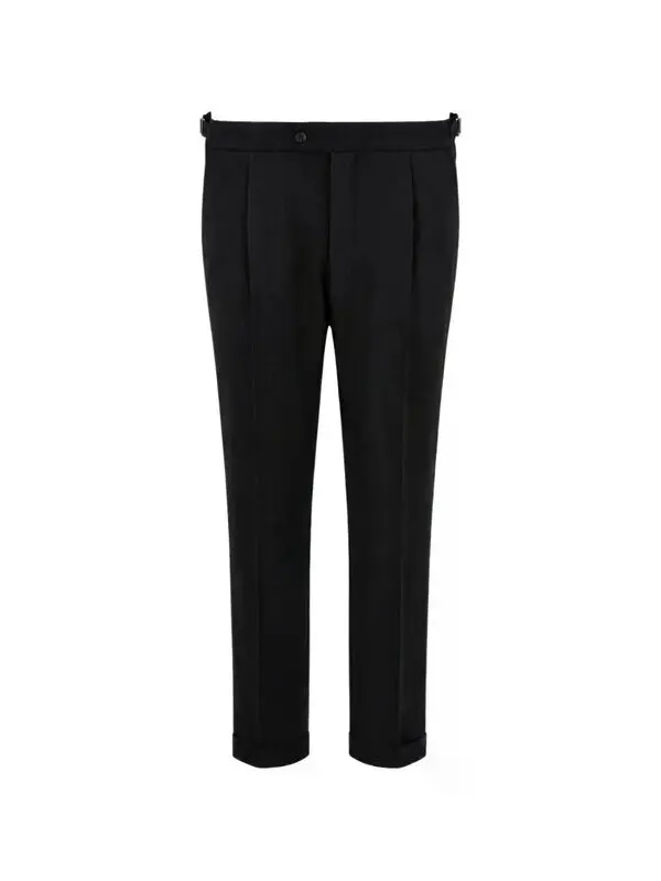 FRANZESE COLLECTION Stefano De Martino Tailoredd Trousers - Black