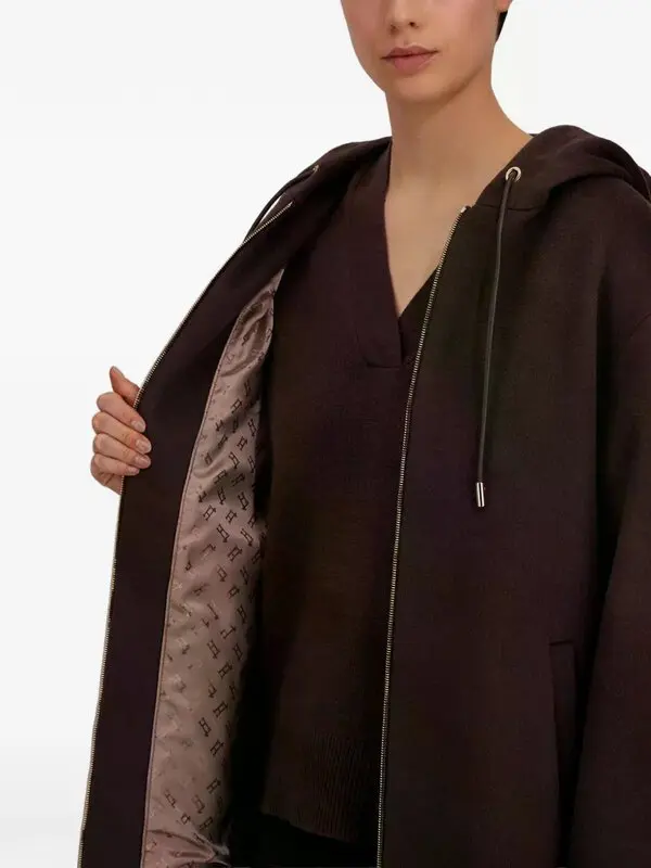 Herno Sable-effect Hooded Jacket