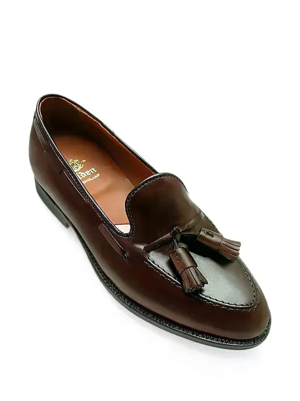 Alden Tassel Leather Loafers - Brown